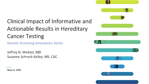 Clinical Impact of Informative and Actionable Results in Hereditary ...